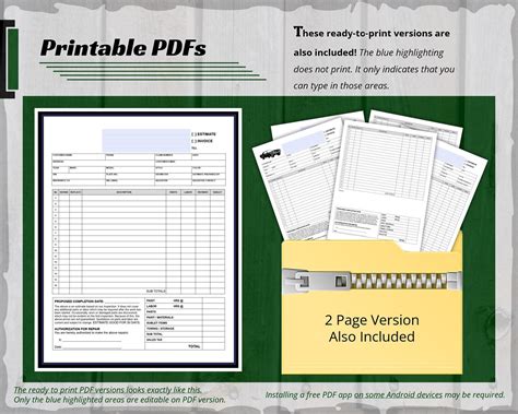 Editable Auto Body Repair Estimate Template WORD Google Docs