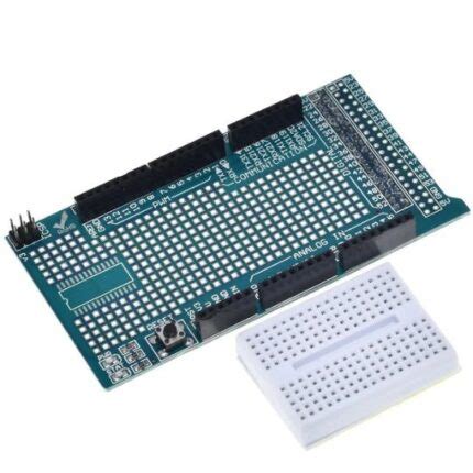 Prototype Shield V For Arduino Mega With Mini Breadboard