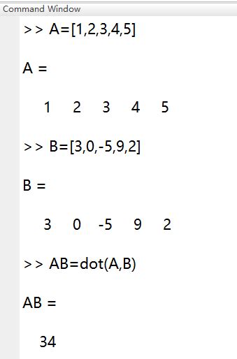 matlab 向量 matlab：向量点积和叉积及求模 csdn博客