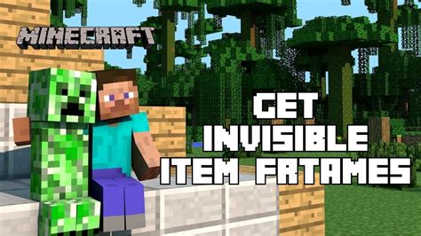 How To Get Invisible Item Frames In Minecraft Obtain Invisible