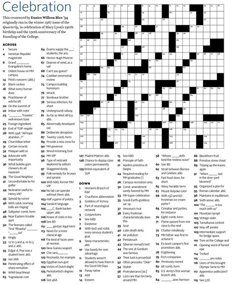 Printable Large Print Crossword Puzzles Printable JD