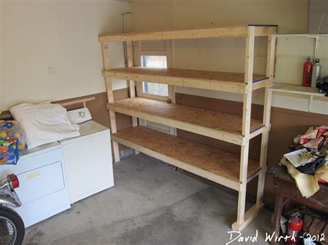 Building Garage Shelves With X At Charles Schroeder Blog