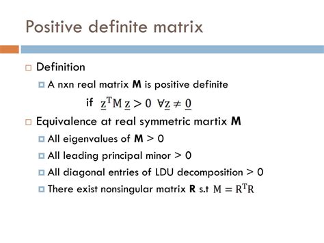 ppt test for definiteness of matrix powerpoint presentation free download id 3079210
