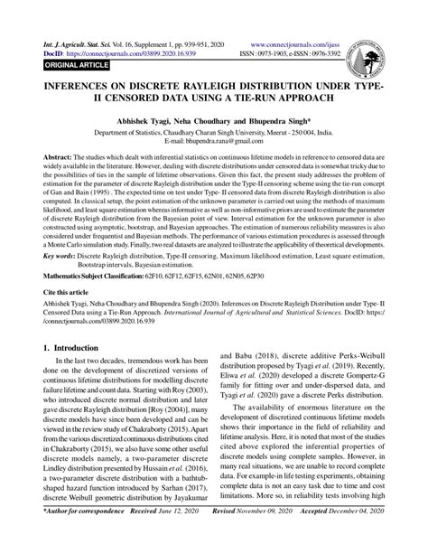 pdf inferences on discrete rayleigh distribution under type ii censored data using a tie run
