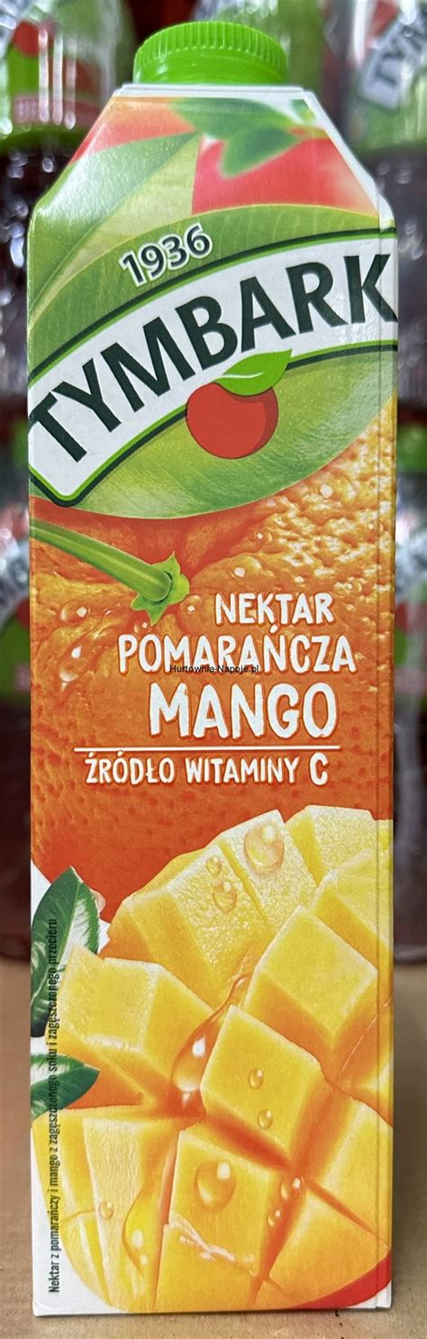 Tymbark sok pomarańcza mango 1l karton Hurtownia z napojami 1800