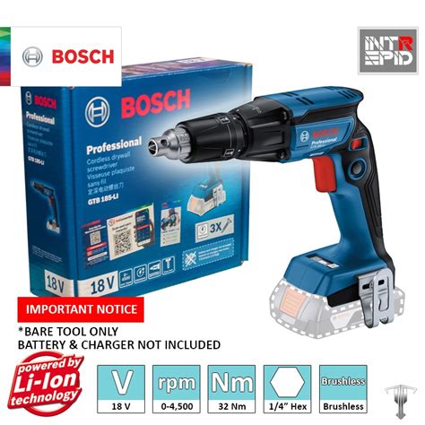 Bosch GTB 185 Li Professional 18 V Brushless Cordless Dry Wall