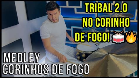 Banda Som E Louvor Medley Corinhos De Fogo Drum Cover Rolou Tribal