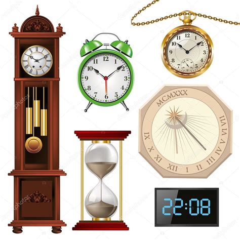 Diferentes Tipos De Relojes Ilustración Del Vector 53 OFF