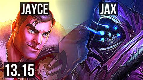 JAYCE Vs JAX TOP 8 Solo Kills Legendary 10 2 0 Rank 12 Jayce