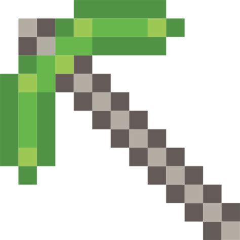 Minecraft Emerald Pickaxe