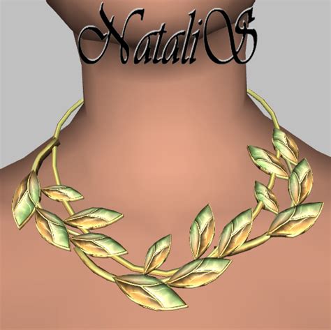 The Sims Resource Natalis Flower Stem Necklace