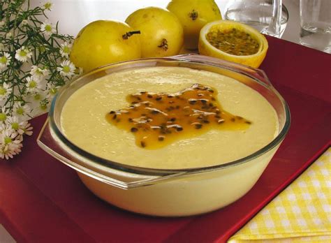 Sobremesa de mousse de maracujá simples Receitas Nota Dez