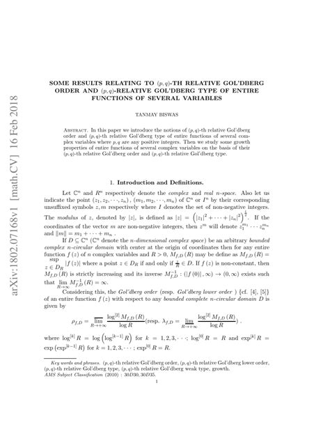 pdf some results relating to p q th relative gol dberg order and p q relative gol dberg