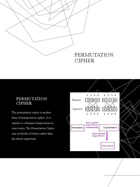 an overview of permutation ciphers block ciphers stream ciphers and the role of mathematics
