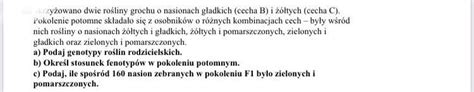 Zadanie z biologii krzyżówka Brainly pl