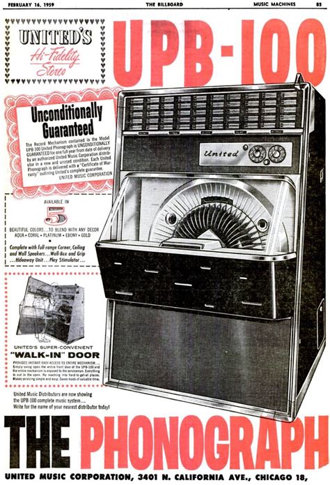 See 20 Vintage Jukeboxes Including Classic Rock Ola Wurlitzer