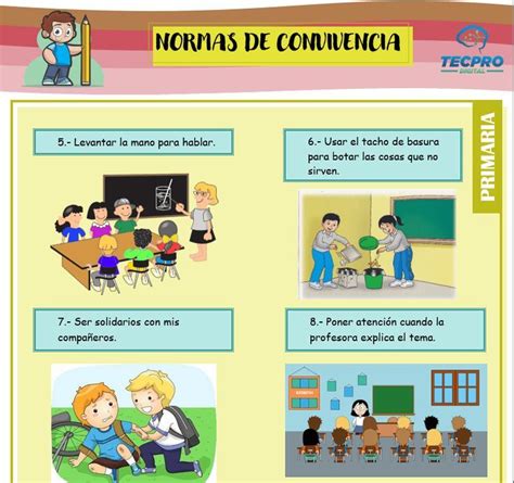 Normas De Convivencia Para Tercero De Primaria Ciencias Sociales