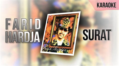 Surat Farid Hardja Karaoke No Vocal YouTube
