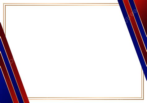 Borde De Certificado Rojo Azul Y Dorado Vector PNG Dibujos Azul Oro