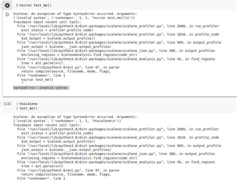 Scalene Does Not Work On Colab SyntaxError Invalid Syntax Issue