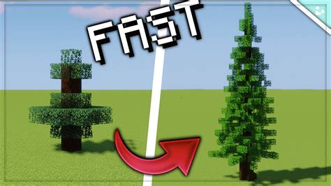 How To Make Pine Trees In Minecraft Youtube