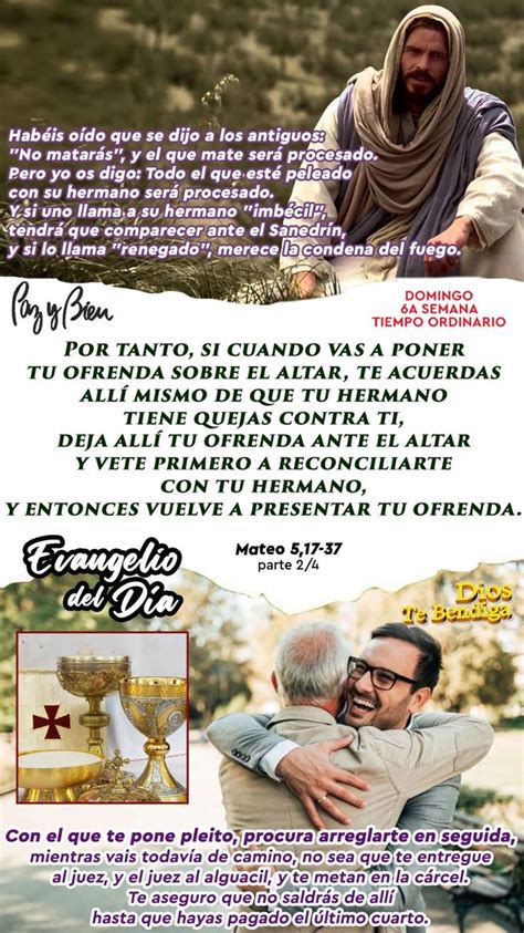 Pazybien VamosaOraralSeñor EVANGELIOYLECTURAS EUCARISTÍA DOMINGO