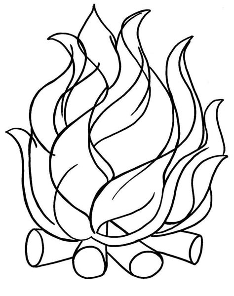 Desenhos De Fogo Para Colorir E Imprimir Colorironline