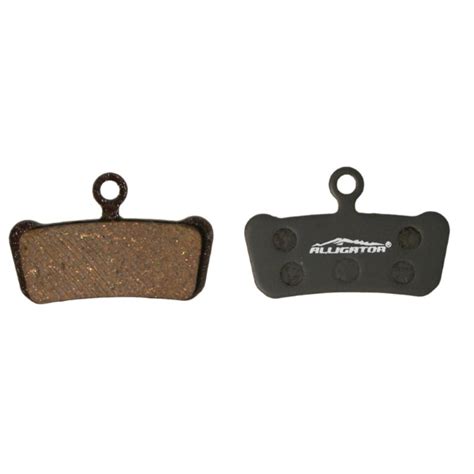 ALLIGATOR COPPIA PASTICCHE SEMI METALLICA CON MOLLE COMPATIBILI AVID