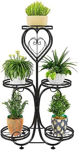 YisanCrafts Soporte Para Plantas De 5 Niveles Para Interiores Y