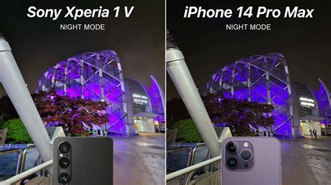 IPhone 14 Pro Max VS Sony Xperia 1 V NIGHT MODE Camera Test YouTube