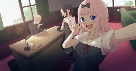 Chika Fujiwara Kaguya Shinomiya Kaguya Sama Love Is War Miyuki Shirogane Wallpaper Resolution