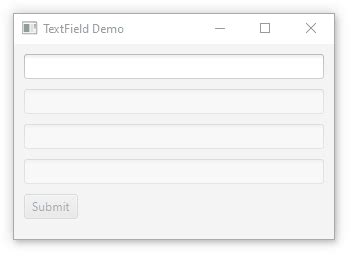 Java How To Disable A TextField Until The User Has Submitted The
