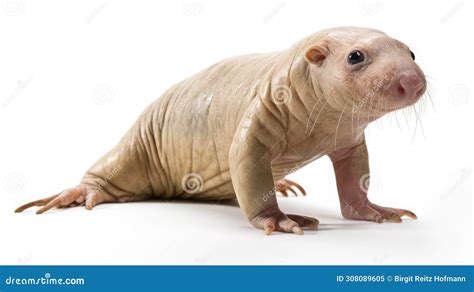 Naked Mole Rat Runs In Tunnel Vector Image CartoonDealer 103324397