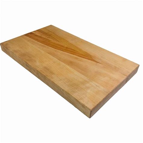 A Wooden Cutting Board On A White Background