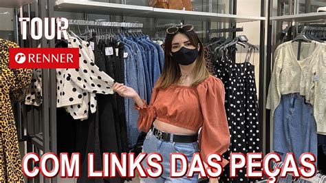 TOUR Pela RENNER MUITAS NOVIDADES Roupas LINDAS YouTube
