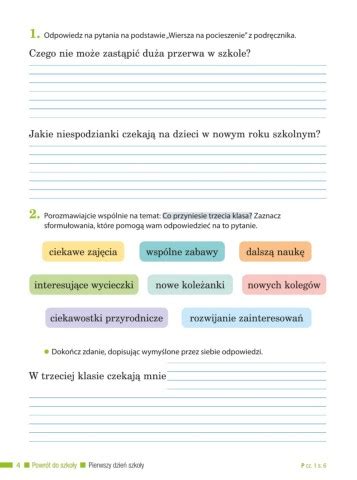 Page 6 Elementarz odkrywców Ćwiczenia edukacja polonistyczna