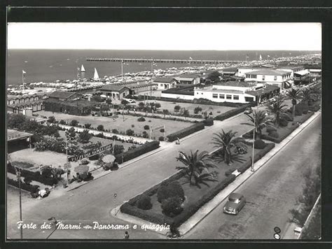 Cartolina Forte Dei Marmi Panorama E Spiaggia Aus Der Vogelschau