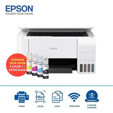Promo Epson Ecotank L3256 Wi Fi All In One Ink Tank Printer Print Scan