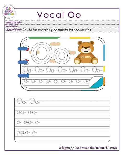 Actividades De Lectoescritura Con Las Vocales Web Mundo Infantil