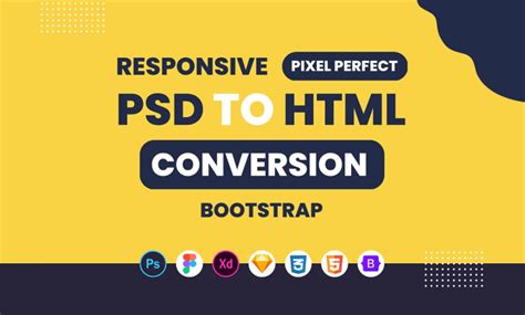 Convert Psd To Html Figma To Html Css Bootstrap Responsive Website By