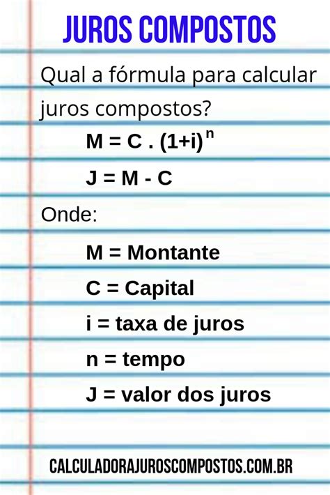 Como Calcular Juros Compostos Na Pr Tica