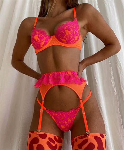 Komplet Bielizny Neon Lace Sklep Icardi Pl