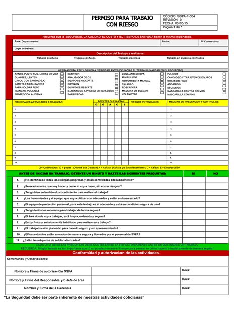 1 Permiso Escrito De Trabajo Alto Riesgo V3 Andamio Gases Porn Sex