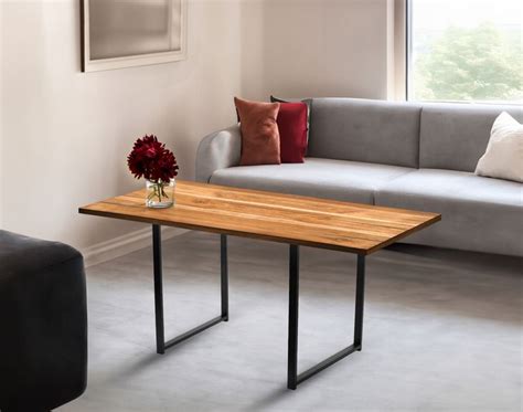 Nogi Metalowe do Stołu Biurka Ławy Stolika 72cm Czarne Loft 40x20mm