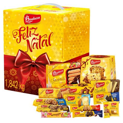 Cesta De Natal Bauducco 12 Produtos Variados Shopee Brasil
