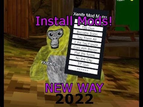 How To Get Mods In Gorilla Tag New Way Youtube