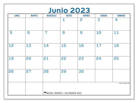 Calendario Junio De 2023 Para Imprimir 49LD Michel Zbinden CL