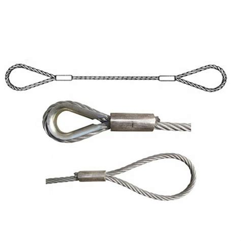 Thimble Eye Double Ends Stainless Steel 304 Lifting Ropes Slings