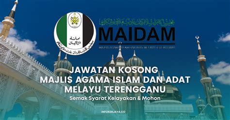 Jawatan Kosong Majlis Agama Islam Dan Adat Melayu Terengganu Jawatan