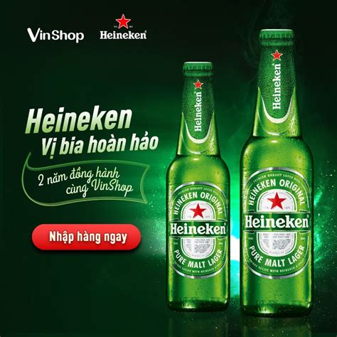 Giá các loại bia Heineken trên thị trường hiện nay 2022
